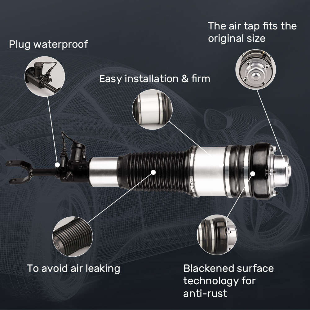 Air Shock Suspension Strut compatible for Audi A6 Allroad 2008 4FH C6 3.0 TDI Front Right