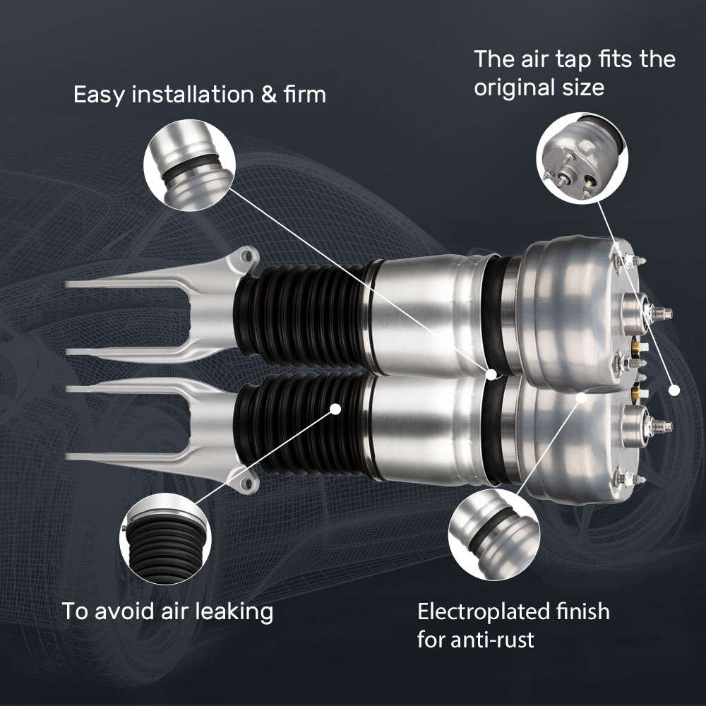 Air Suspension Shock Strut compatible for Porsche 970 Panamera Pair ...