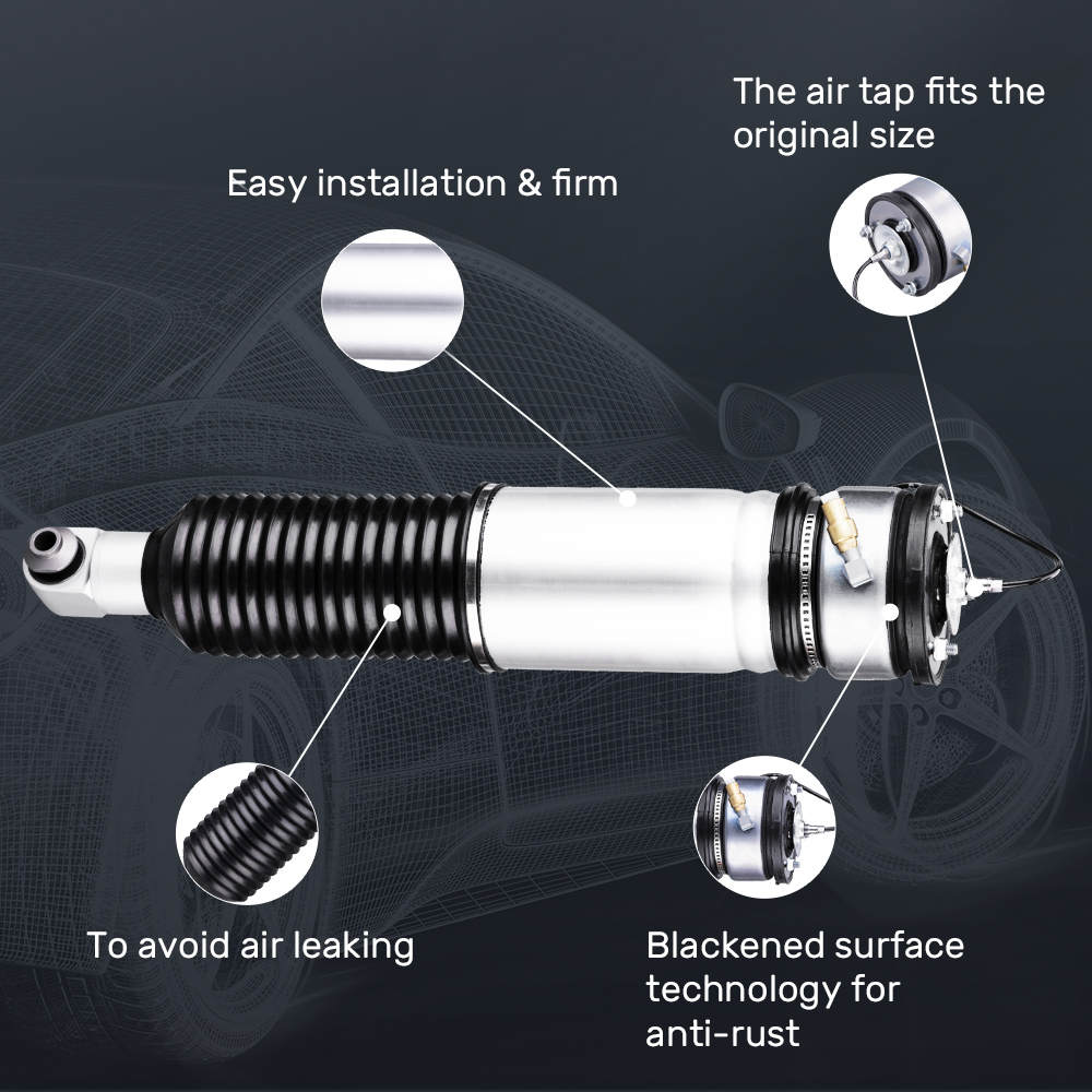 Right Shock Absorber compatible for BMW E65 E66 745Li 750i 760i ...