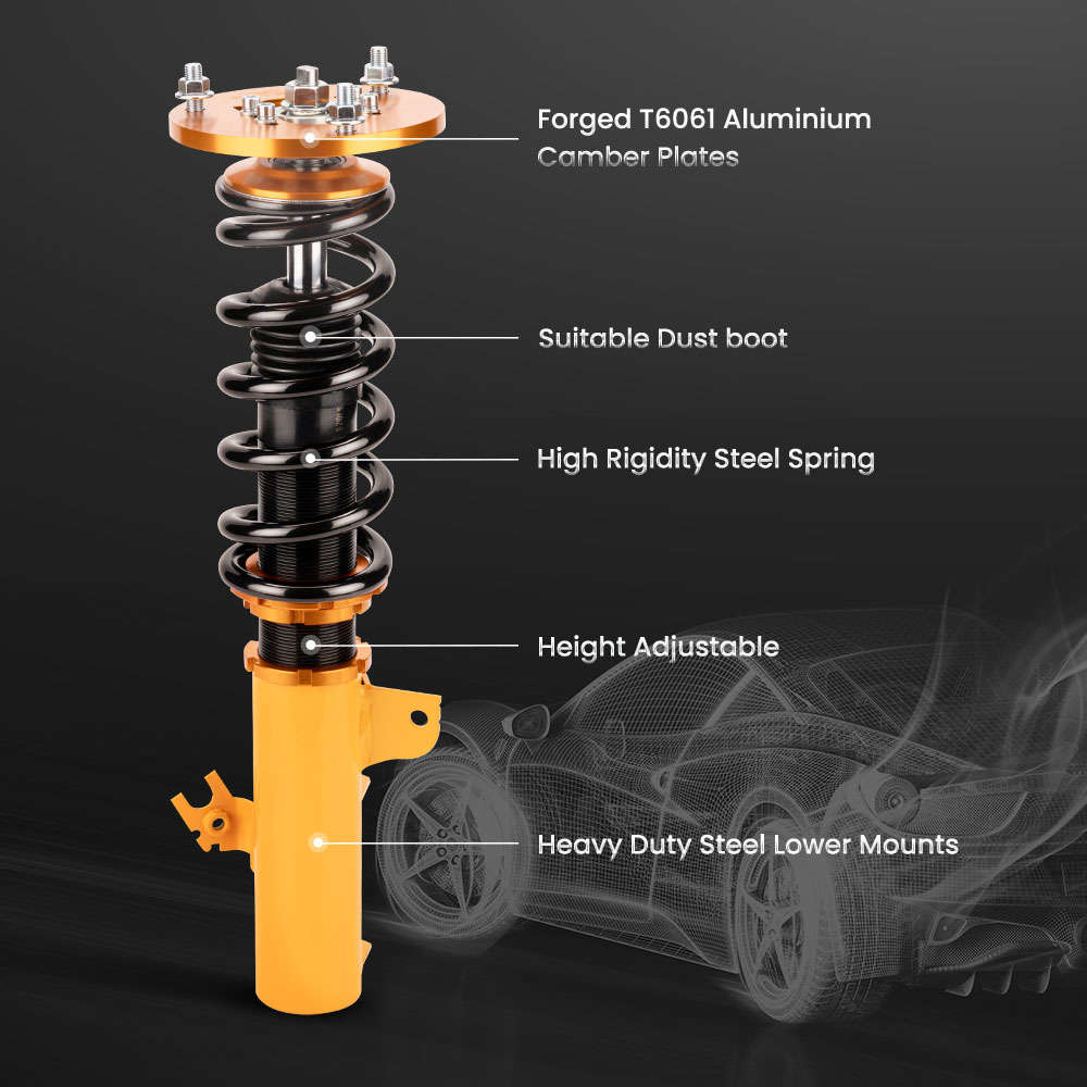 Coilover Suspensions compatible for Toyota Camry 1992-2001 XV20 2.2L 3 ...