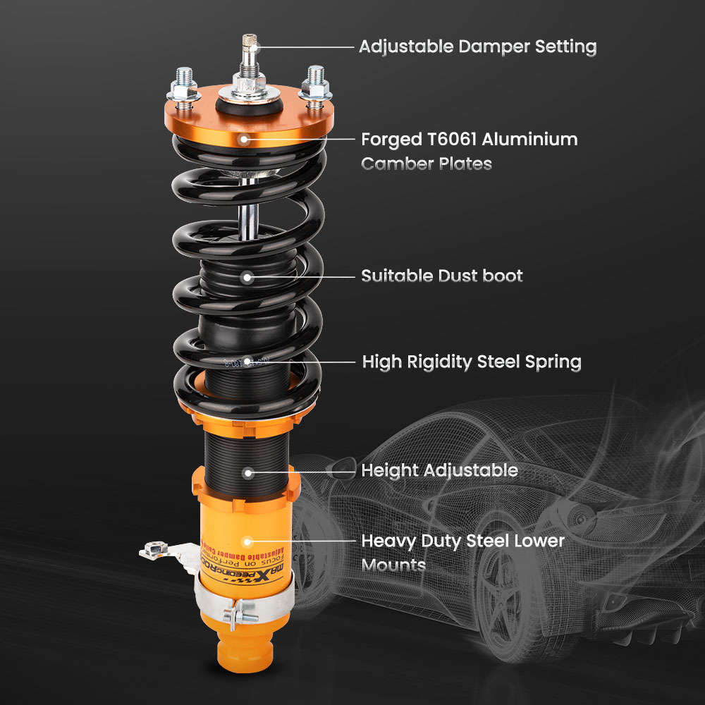 Buy Coilover For Honda Civic EK9 EK4 CIVIC EK Adjustable 24 Way ...