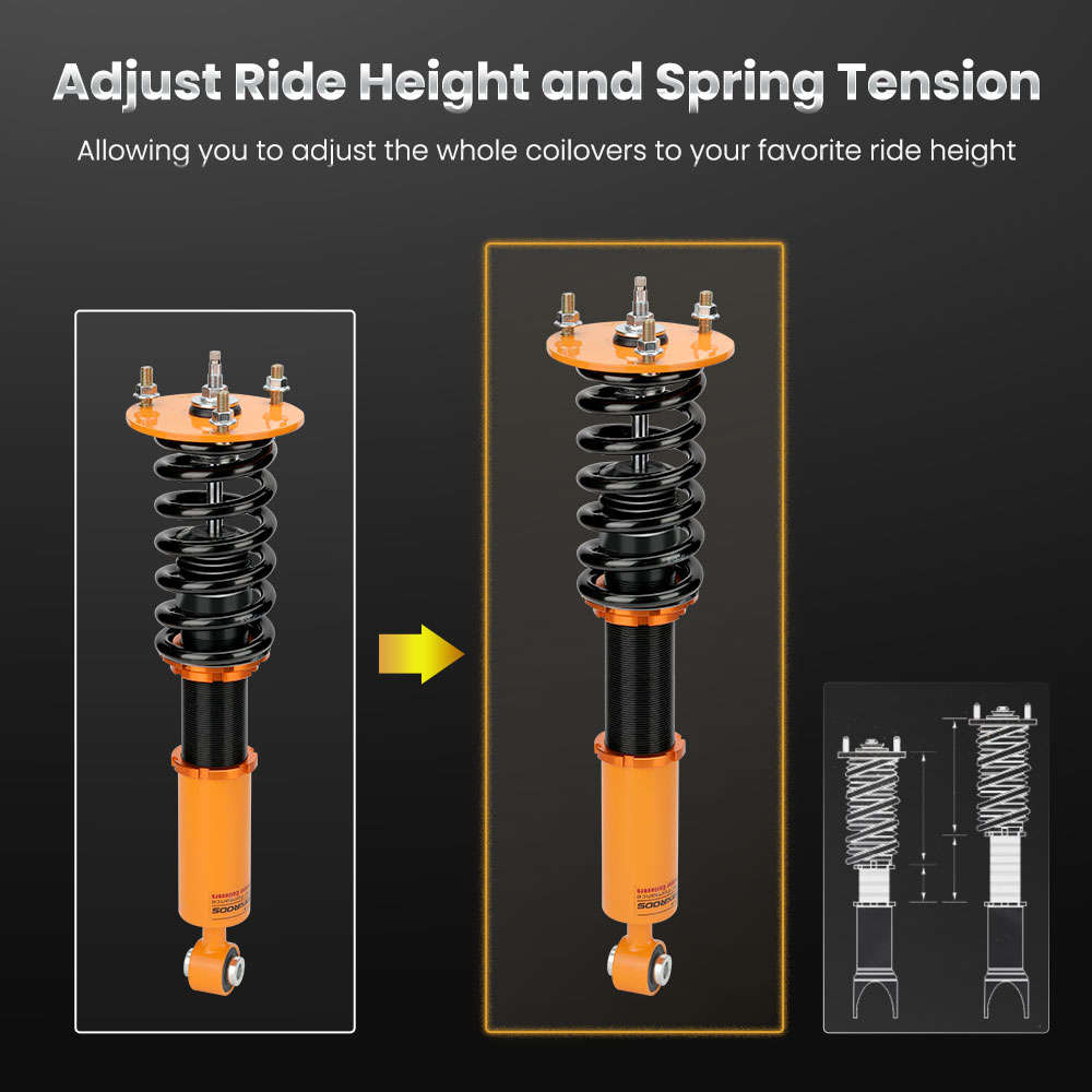 Maxpeedingrods-Performance Coilovers Strut Suspension Kit compatible ...