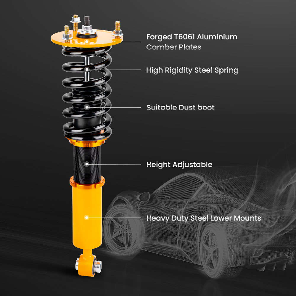 Maxpeedingrods-Performance Coilovers Strut Suspension Kit compatible ...