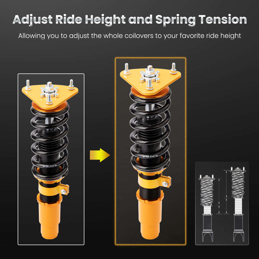 Maxpeedingrods-Performance Coilovers Lowering Kit compatible for Mazda ...