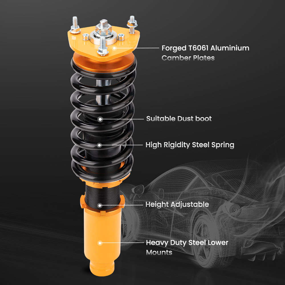 Coilover Suspension Kit for 2003-2007 compatible for Mazda Mazda6 Adj ...