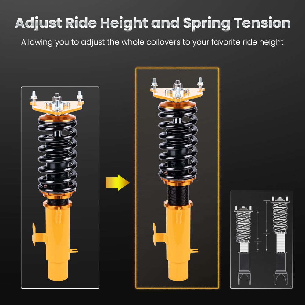 Coilover Kit compatible for Mini Cooper R50 R53 2001-2006 Adjustable ...