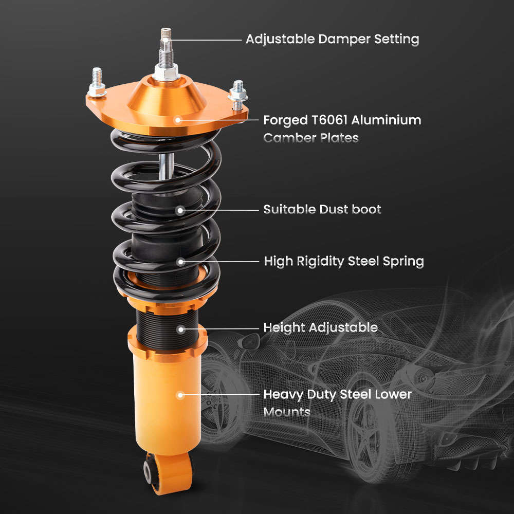 Compatible for Mazda Miata MX5 89-05 NA NB Suspension Adjustable Damper ...