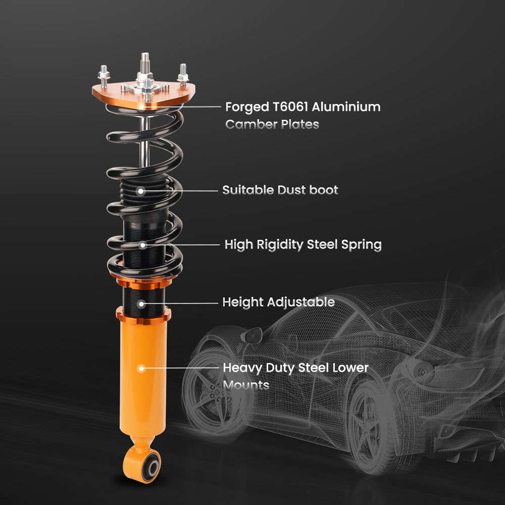 Height Adjustable Racing Coilovers Suspension Kits compatible for ...