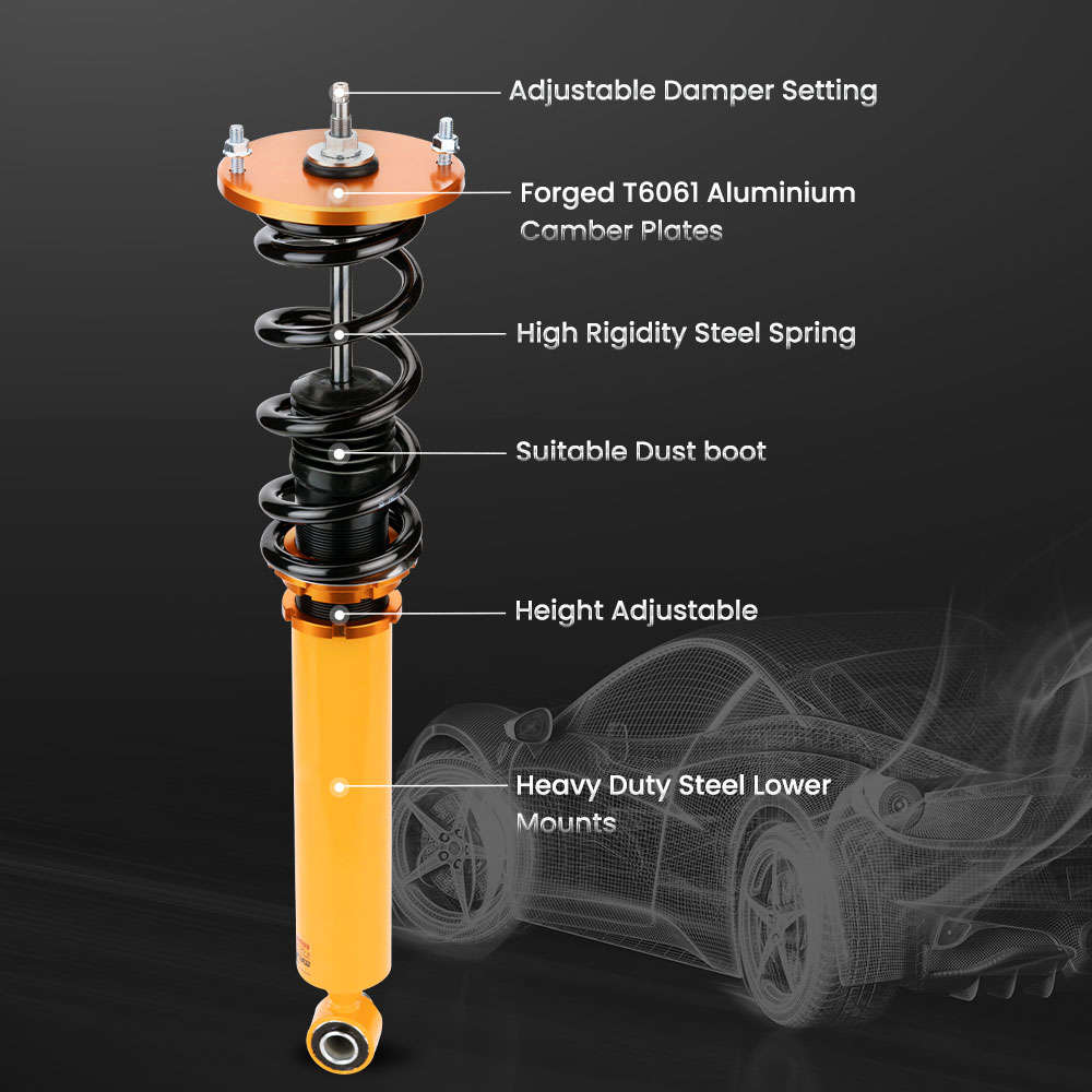 High Performance Coilover Suspension Kit compatible for Nissan Skyline ...