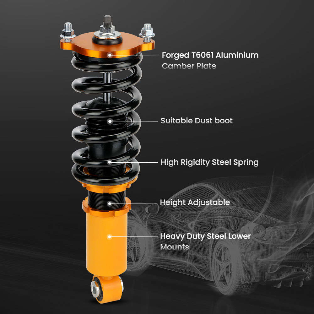 Height Adjustable Coilover Suspension Kits compatible for Subaru Legacy ...