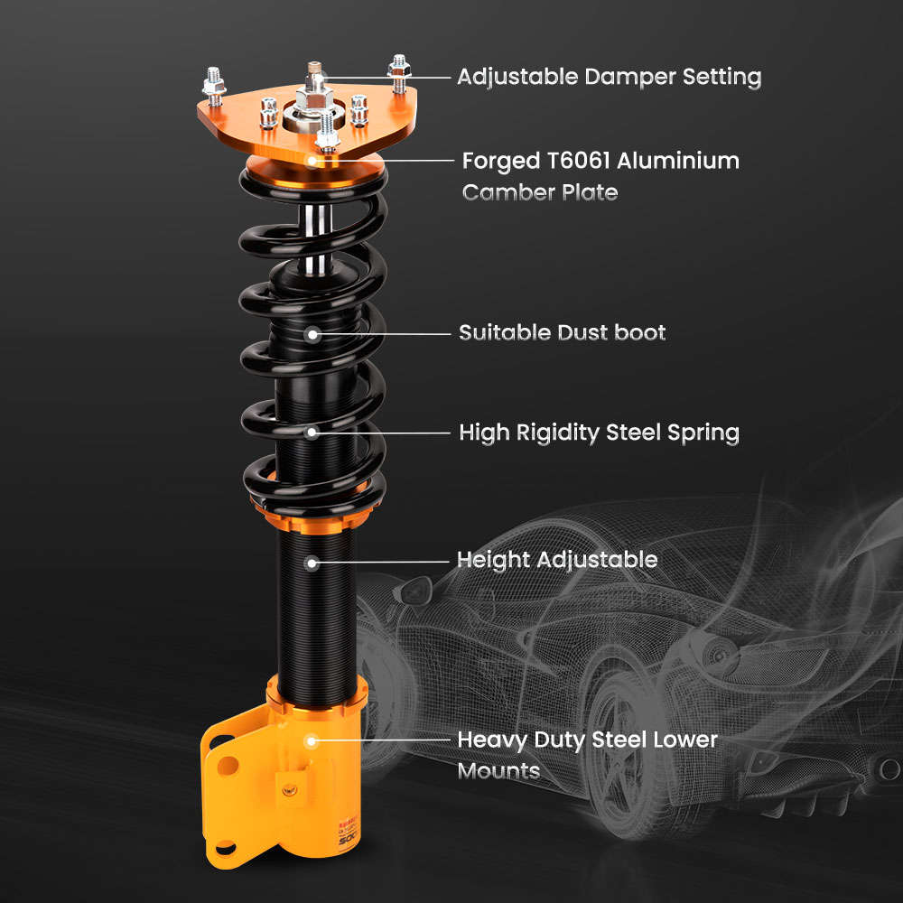 Complete Coilovers Kits compatible for Subaru Outback 2000-2004 Struts ...