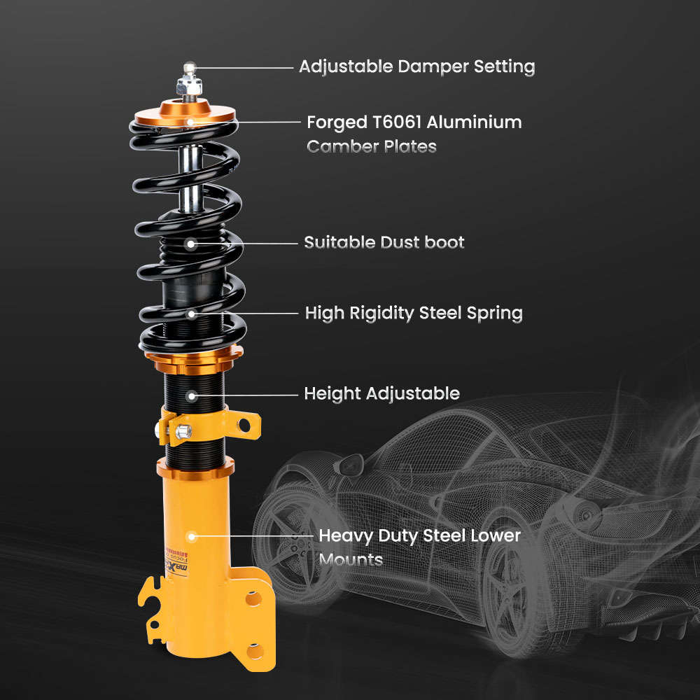 Maxpeedingrods-Performance Coilovers Shock Strut Kit compatible for ...