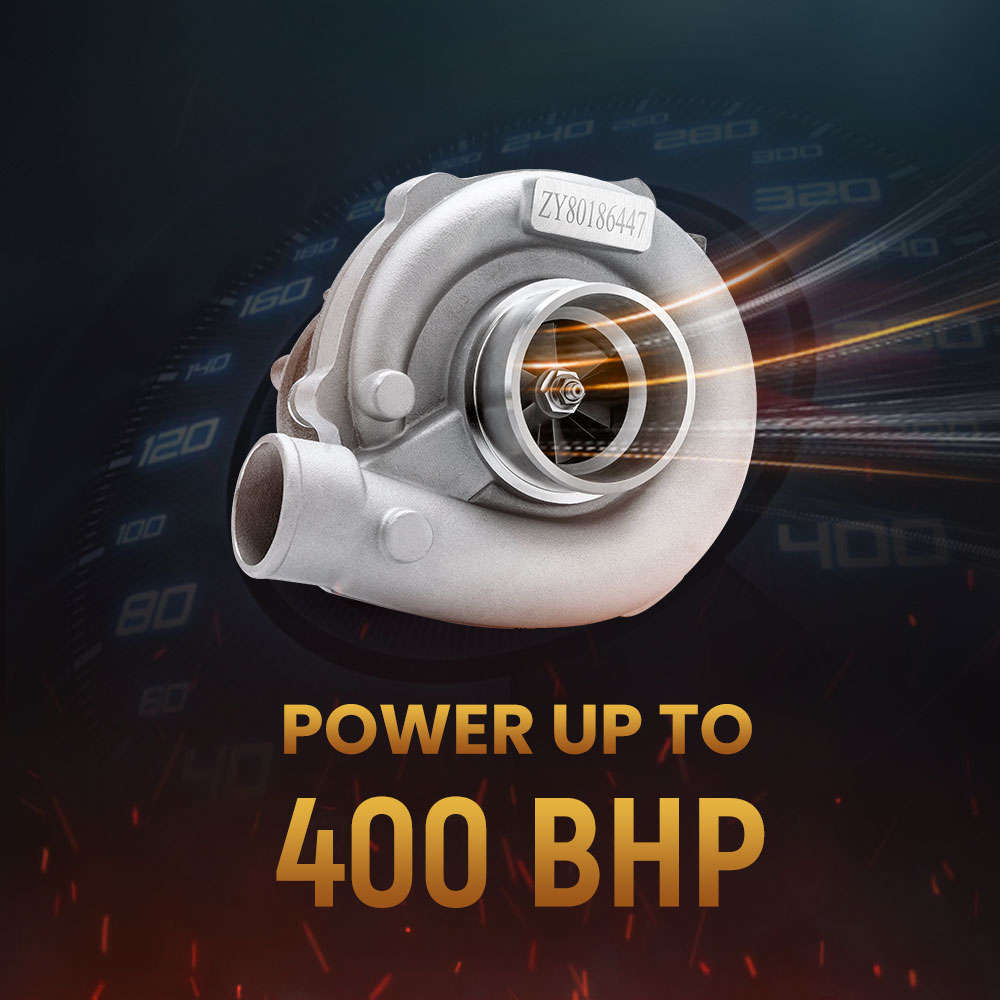 T3 T4 T04E .63 AR Universal Turbo Turbocharger for 1.6L to 2.3L 400HP ...