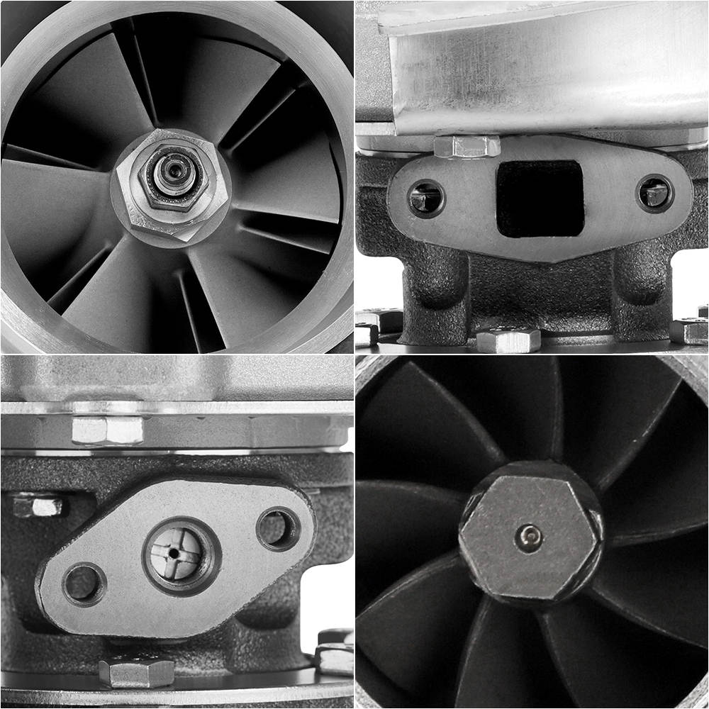 Universal Turbo T3/T4 T04E V-BAND Turbocharger Turbo .63 A/R .5A/R ...