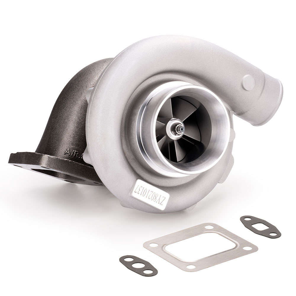 Aftermarket T76 Turbo Charger Comp A/R .80 Rear T4 .96 A/R Oil Cooled ...