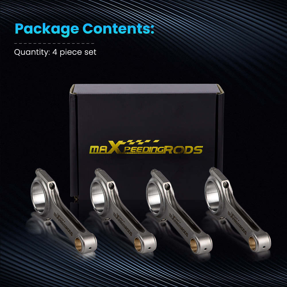 4pcs Connecting Rod Conrod compatible for Mazda MX-5 1.6 16v Miata 1.8 ...