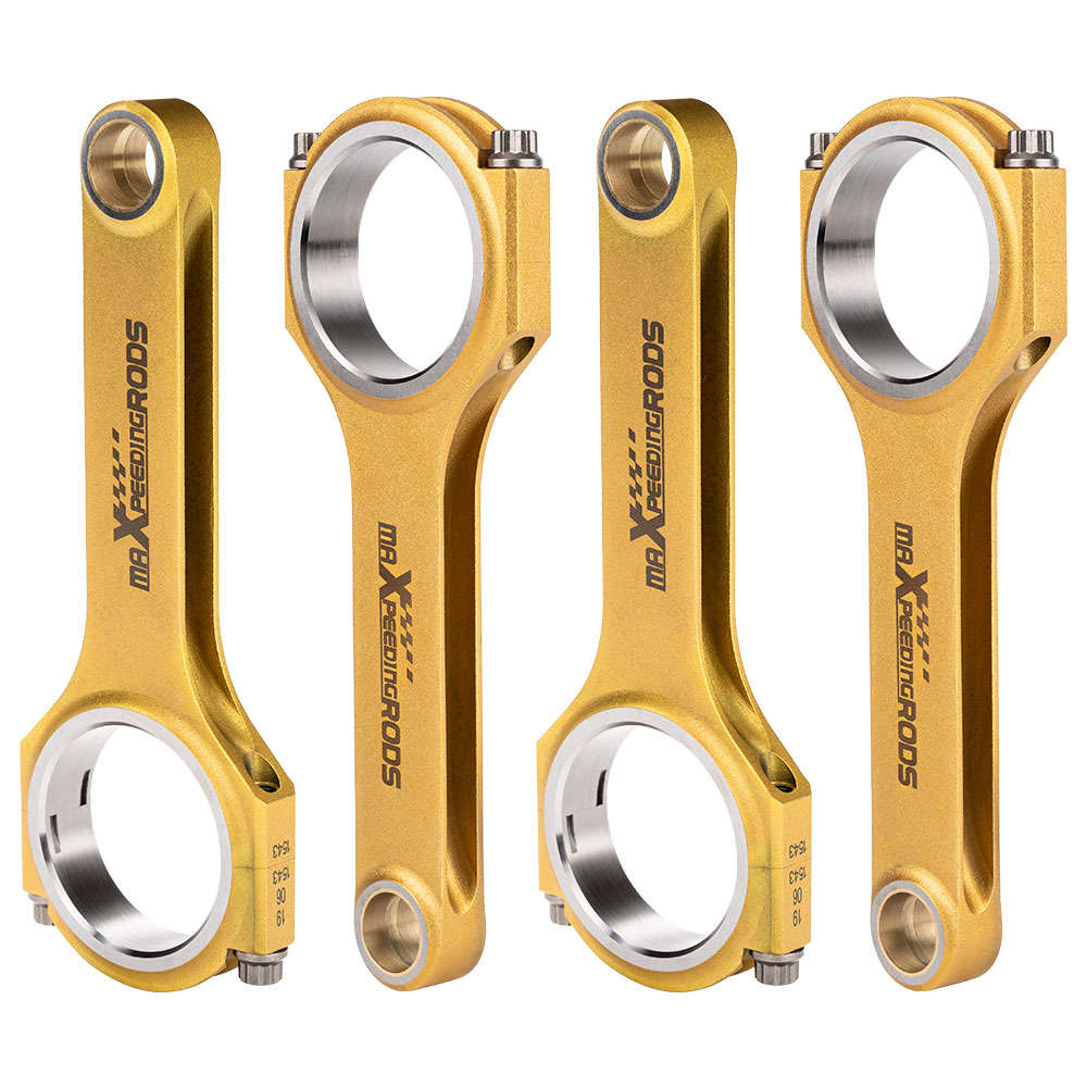 4x Titanizing H Beam Connecting Rods compatible for Mazda 323 MX-5 ...
