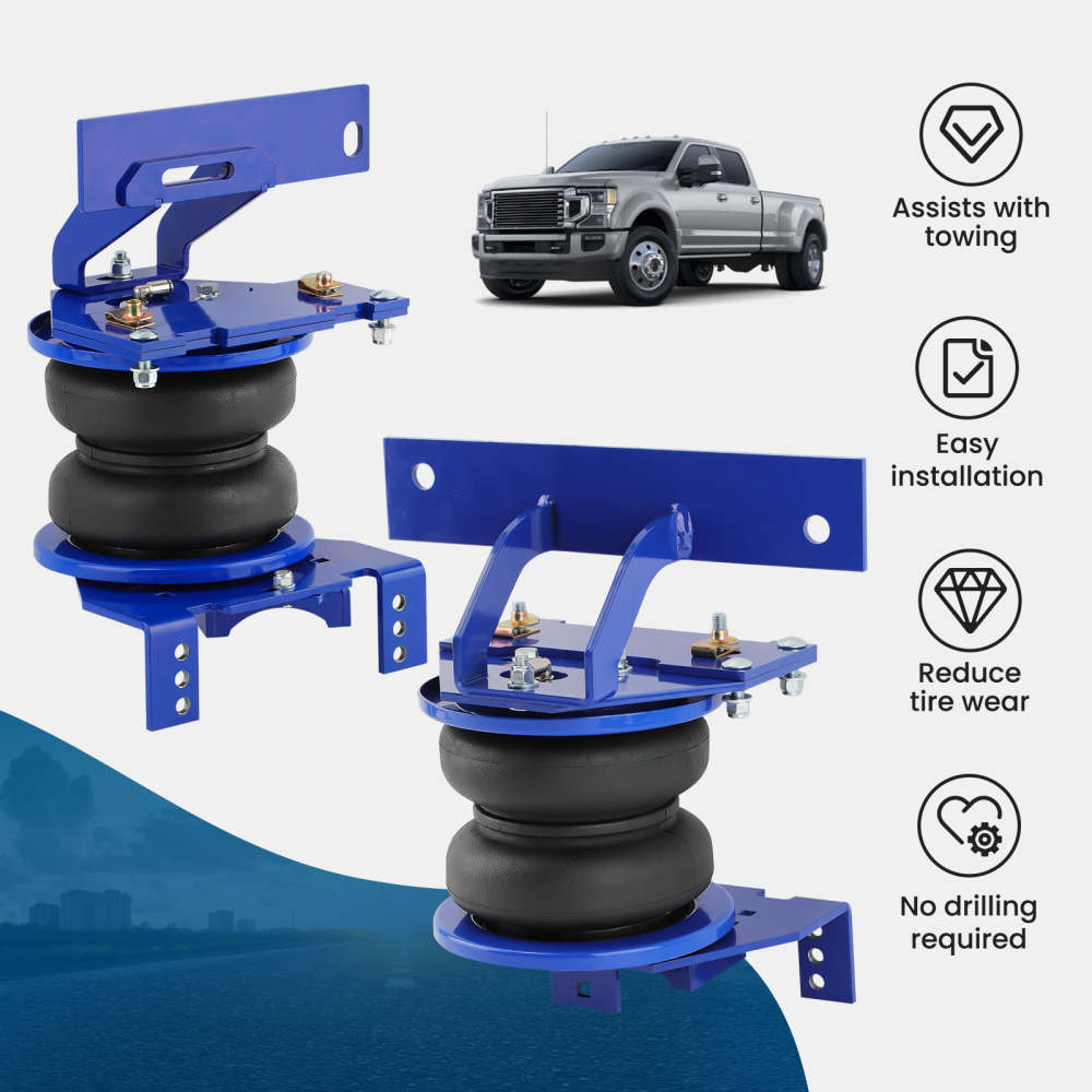 Rear Air Spring Kit 7500lbs Air Spring Kit for F-250/350/450 Super Duty ...