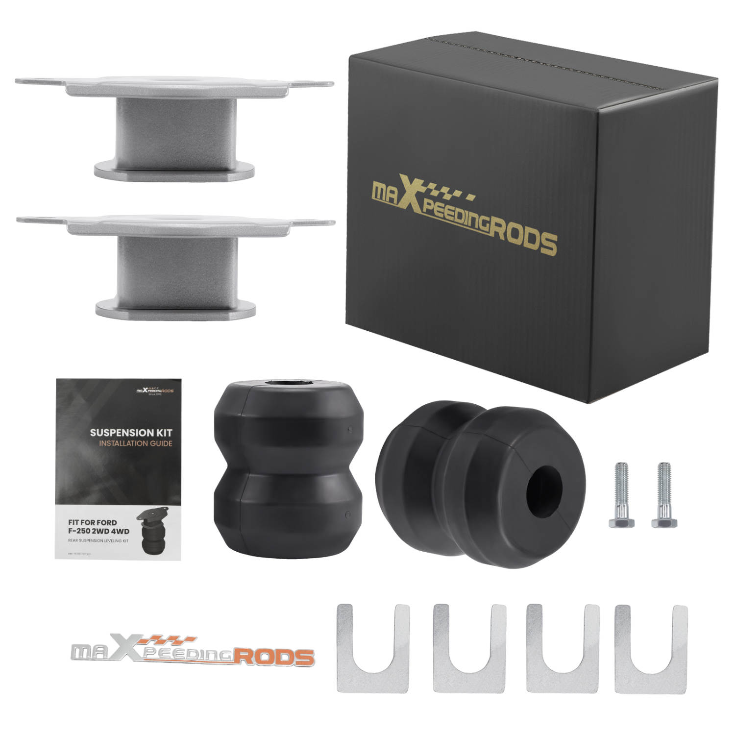 Rear Suspension Helper Spring Kit For 2017-2026 compatible for Ford F ...