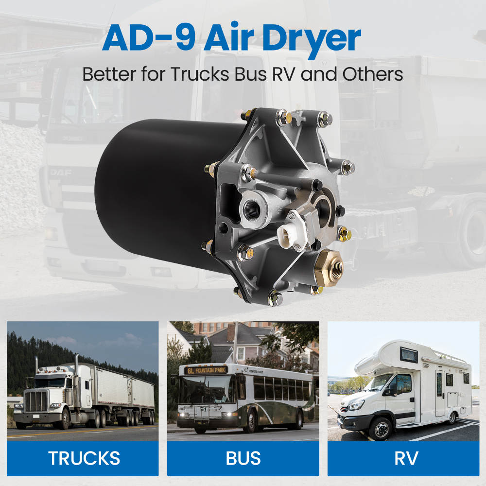 Air Dryer - 12 Volt 12V AD-9 AD9 Style - Displace Compatible for 065225 ...
