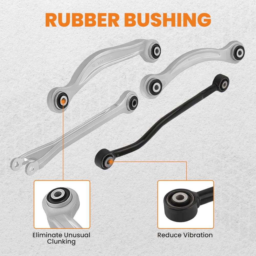 Set of 8 Control Arms Strut Rod Lateral Arm LeftRight compatible for ...