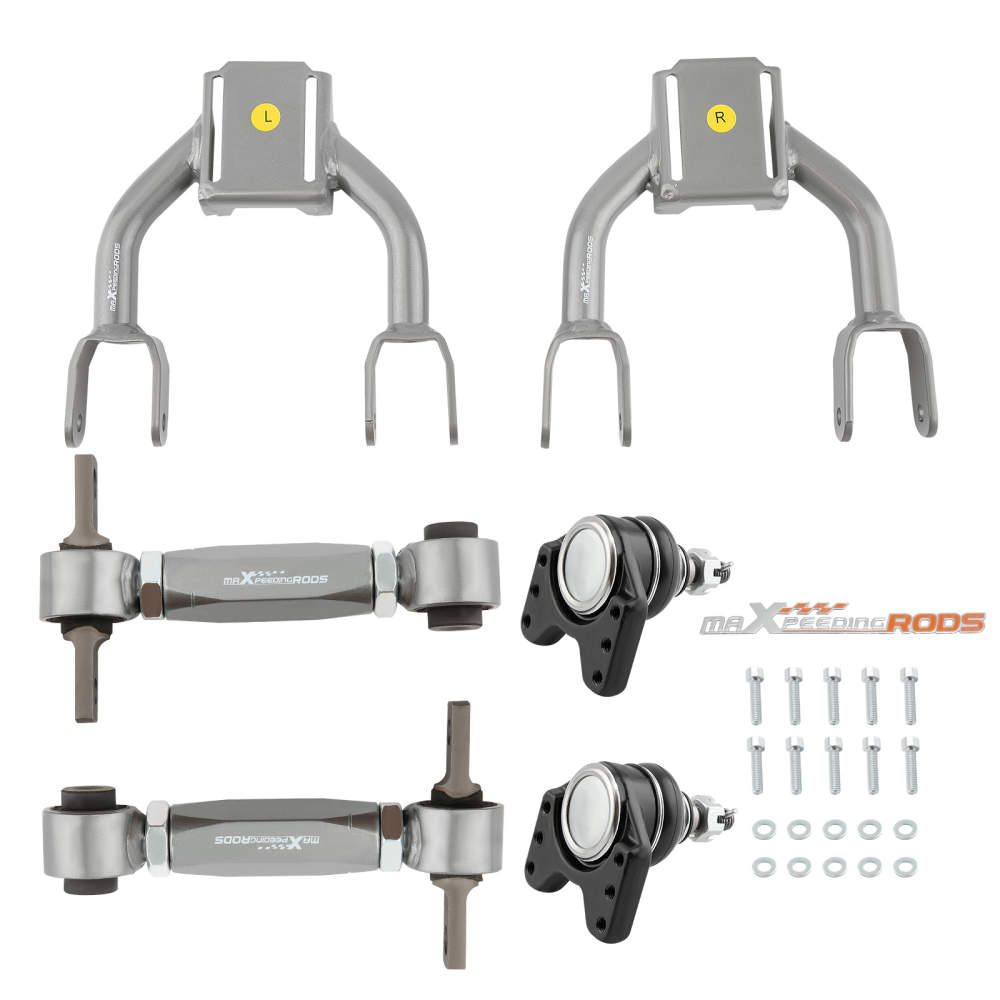 Front Upper Control ArmRear Camber Kit compatible for Honda Civic Del ...
