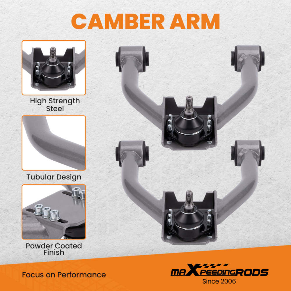 Adjustable Front Upper Camber Control Arms Kit compatible for Honda CRV ...