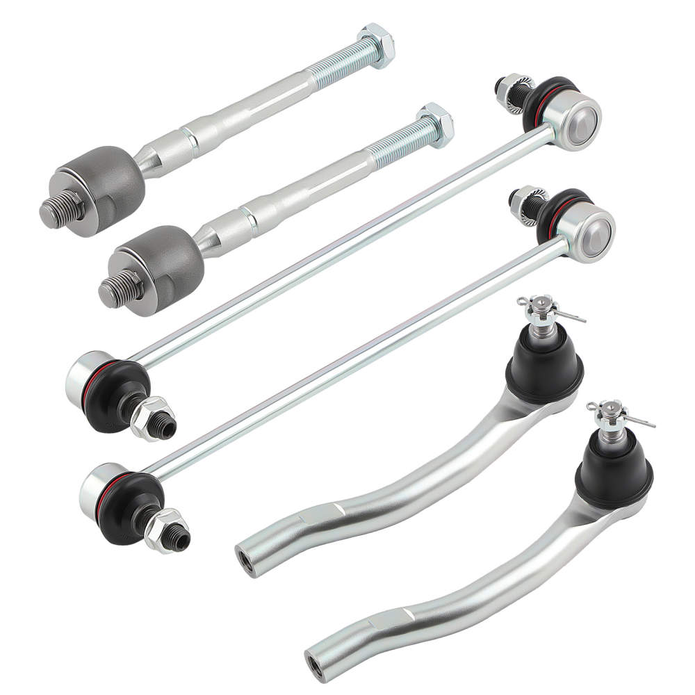 Inner Outer Tie Rod + Sway Bars compatible for Acura MDX 2007 2008 2009 ...