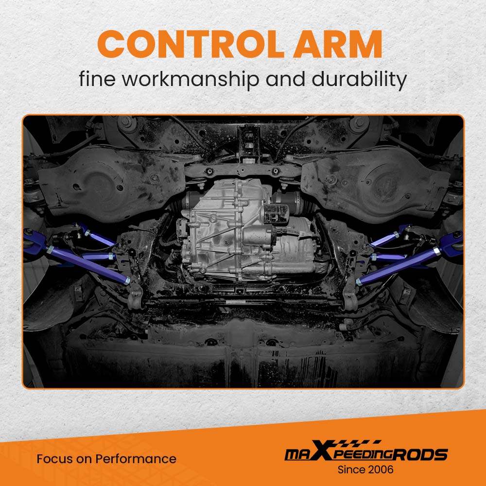 Set of 2 Adjustable Rear Camber Control Arms compatible for Tesla model ...