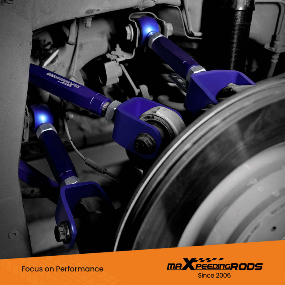 2x Adjustable Rear Lower Alignment Trailing Arms compatible for Tesla ...