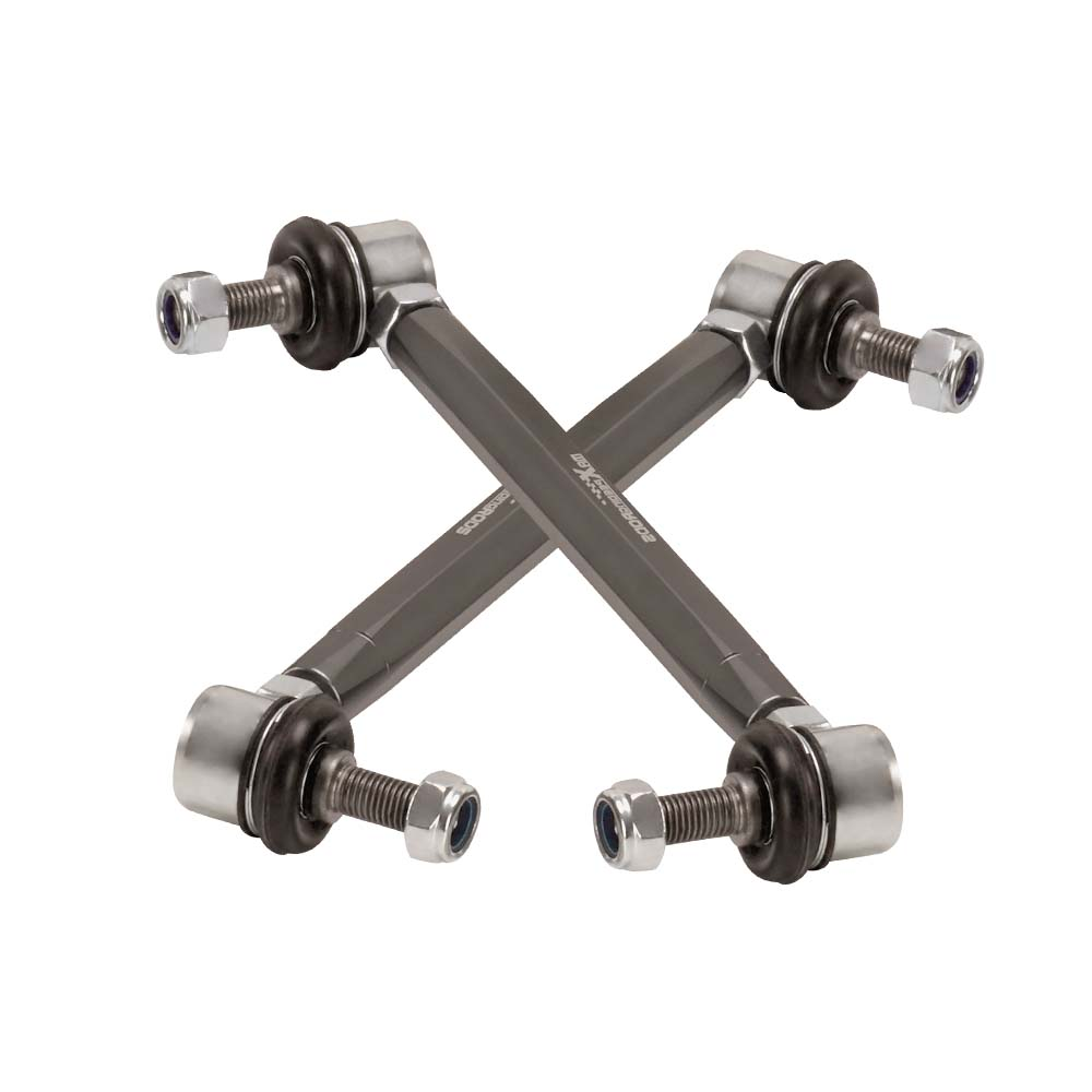 2x Adjustable Front Swaybar End Link Set Anti-Roll Bar compatible for ...