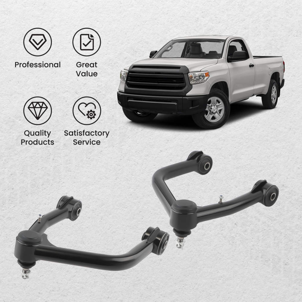 Front Upper Tubular Control Arms 2-4 Lift compatible for Toyota Tundra ...