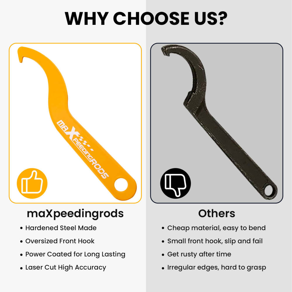 COILOVER ADJUSTMENT TOOL AFTERMARKET SUSPENSION SPANNER WRENCH GOLDEN ...