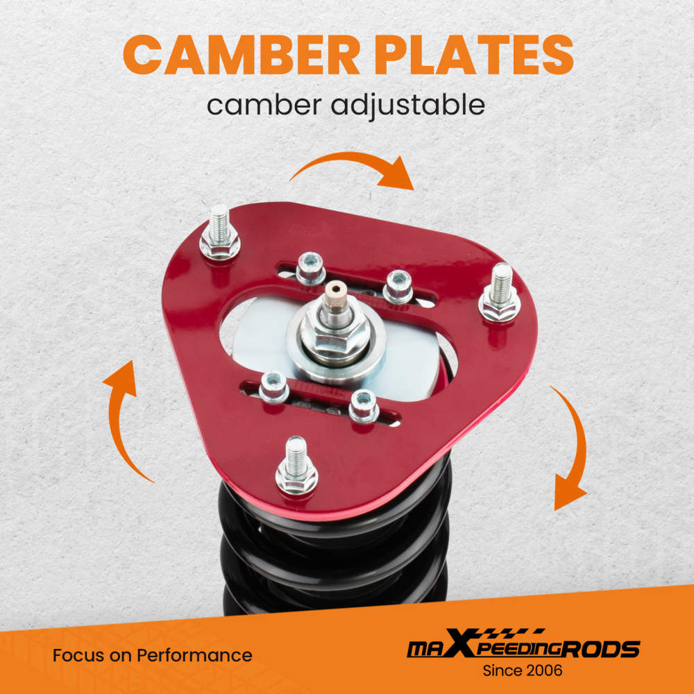 Buy Coilover compatible for Toyota Corolla 2010-2016 E140/E160/E150 Adjustable Suspensions Kit ...