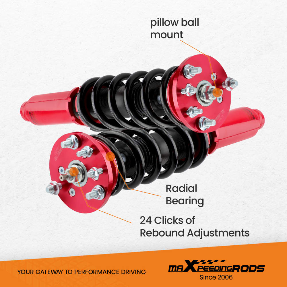 Coilovers Kits compatible for Honda Accord 03-07 Spring Coil Over Strut ...