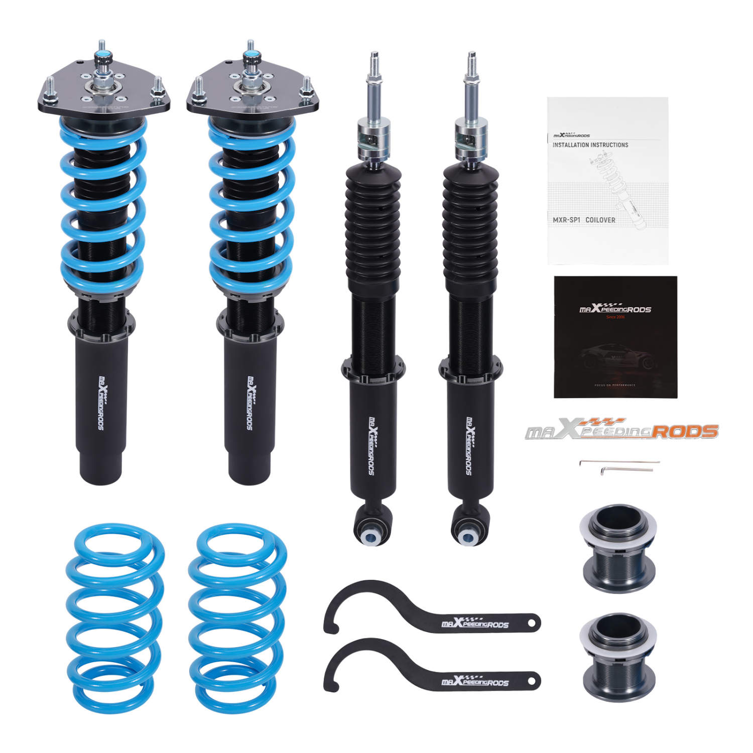 Buy Upgrade Performance Shock Absorbers compatible for Audi A4 B9 8W 40 ...