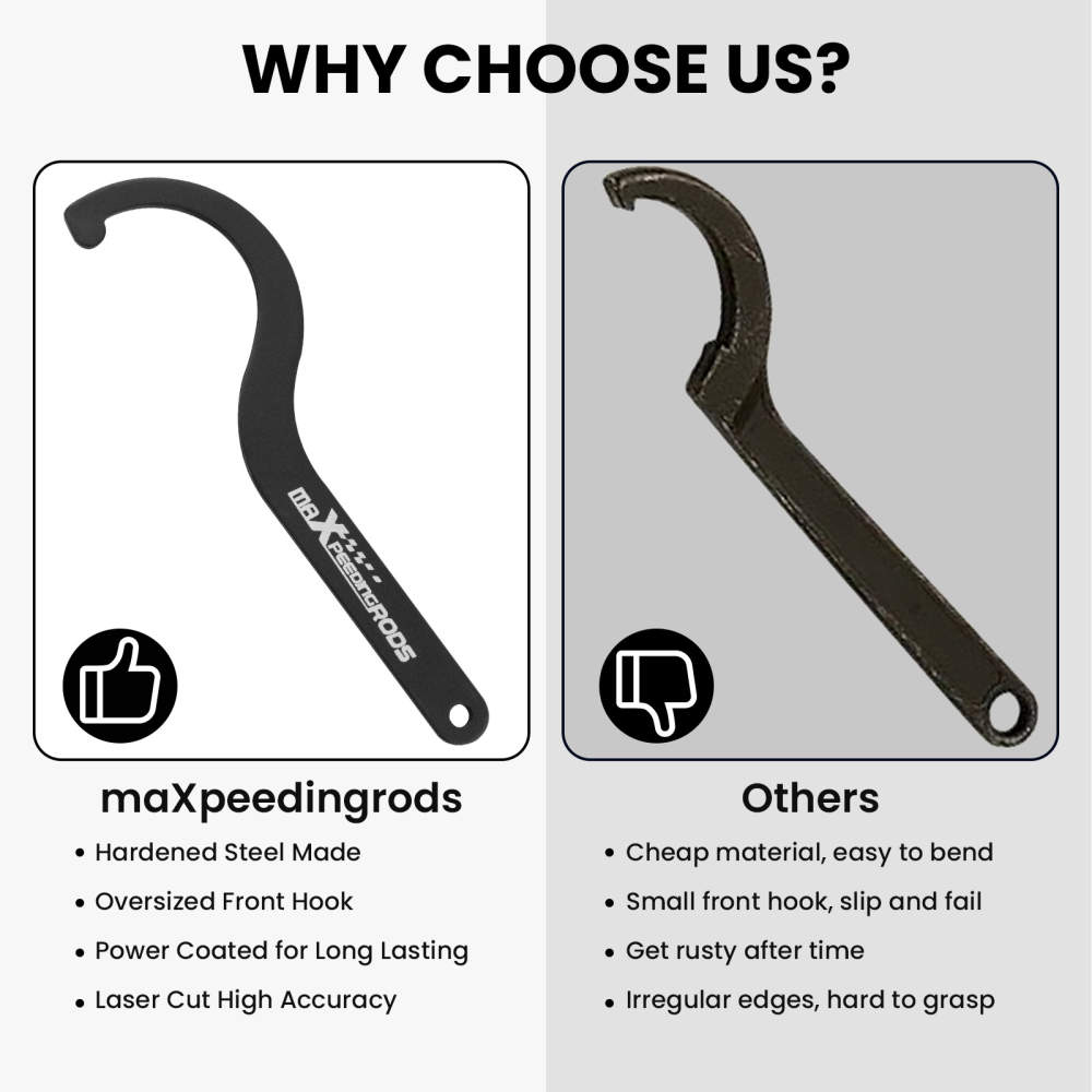 Buy 1 Pair Coilover Spanners Spanner compatible for Subaru Compatible ...