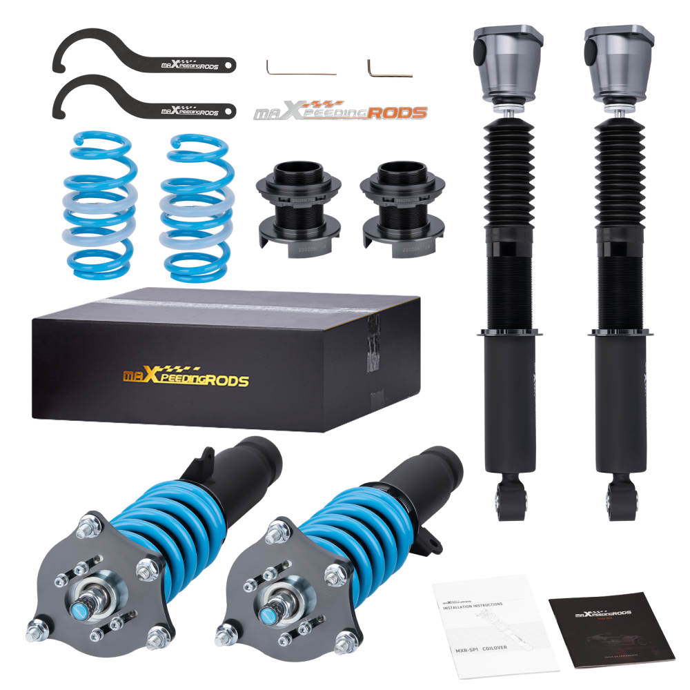 Racing Coilovers compatible for Honda Civic Hatchback 16-21 Adjustable ...