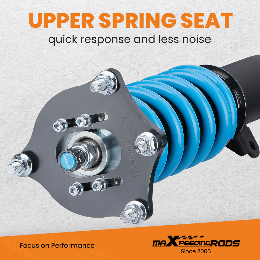 Racing Coilovers compatible for Honda Civic Hatchback 16-21 Adjustable ...