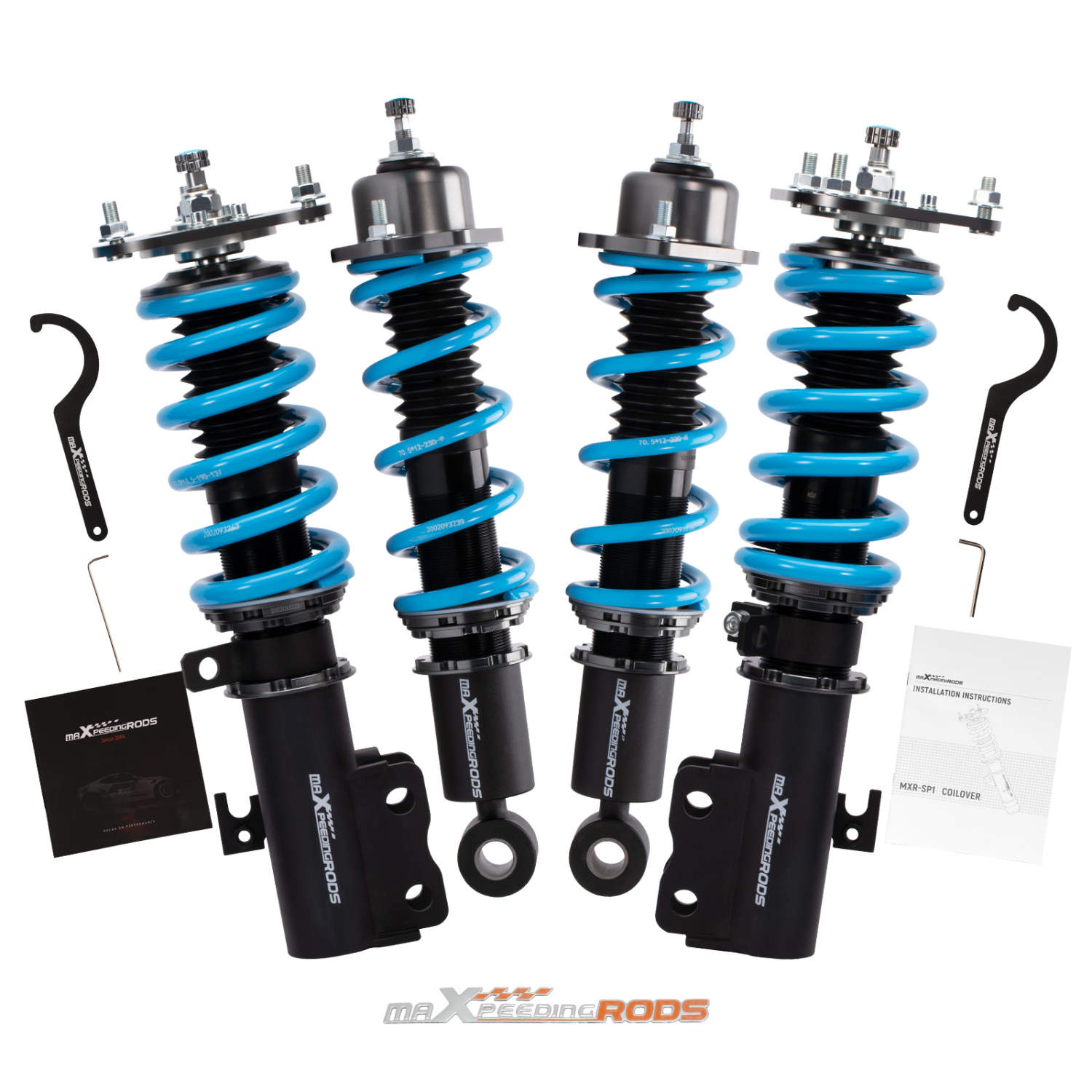 MaXpeedingrods COT6 Coilovers Shocks Struts compatible for Toyota ...