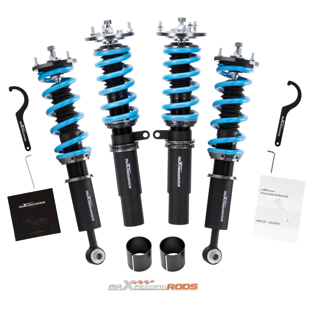 MaXpeedingrods Coilovers 24 Level Suspension Kit compatible for BMW 5 ...