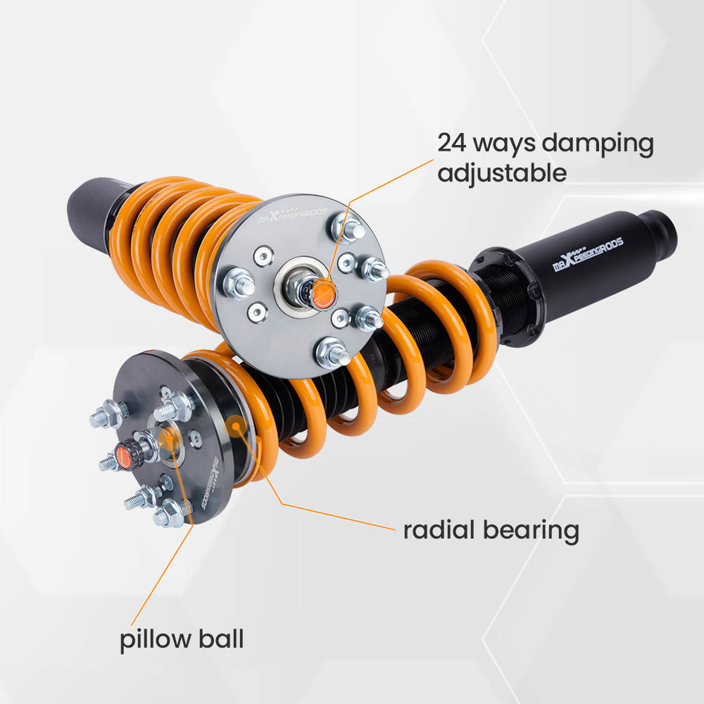 Coilover Lowering Compatible For Honda Accord 2003-2007 Height ...