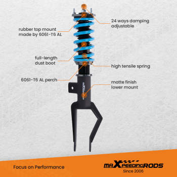 Maxpeedingrods Compatible for Tesla T6 Series Coilovers