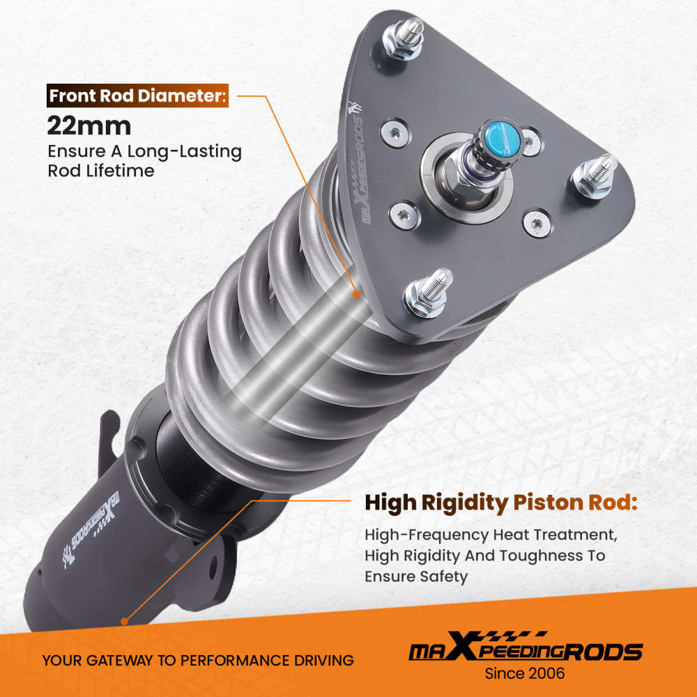 MaXpeedingrods New COT7 Coilovers Struts Shocks Damper Kit compatible ...