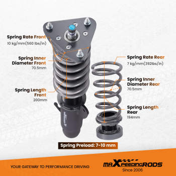 Maxpeedingrods T7 Advanced Series Coilover