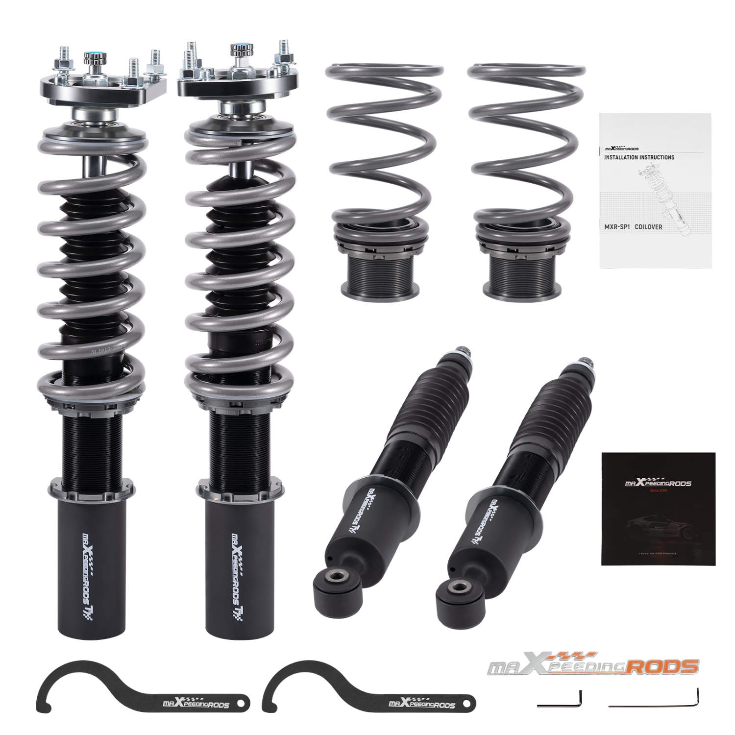Maxpeedingrods Racing Coilover Kit compatible for Ford Mustang 99-04 ...