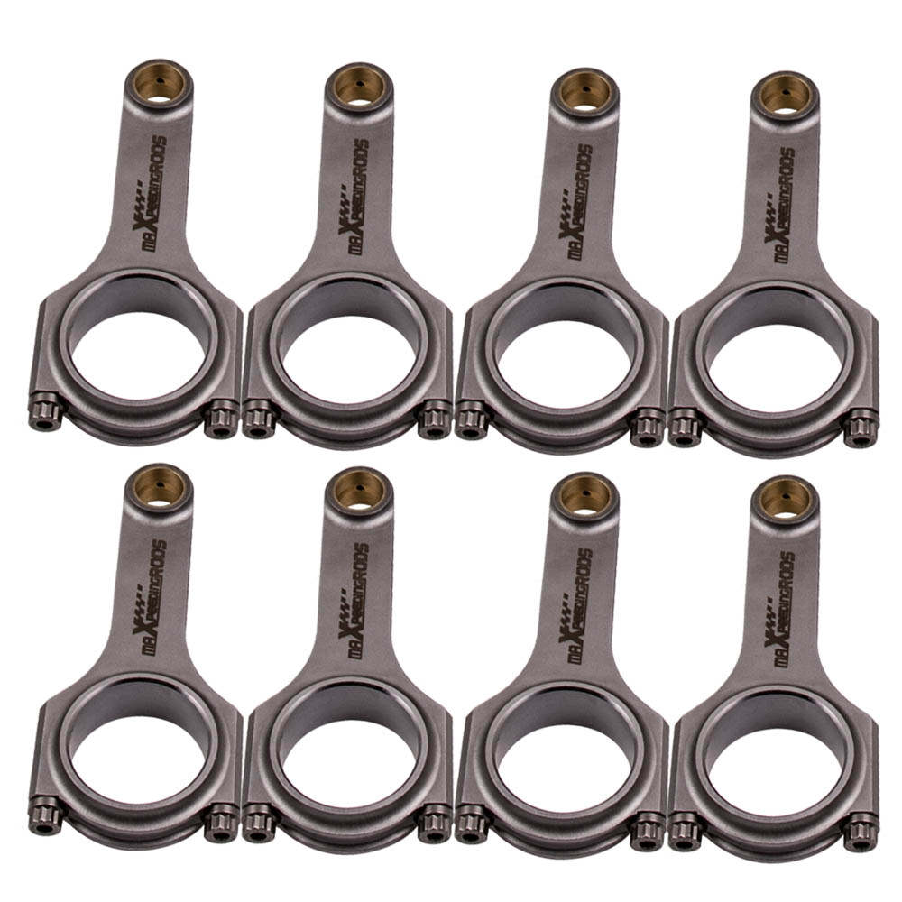 8Pcs 4340 Forged Connecting Rods+ARP 8740 Bolts compatible for ...