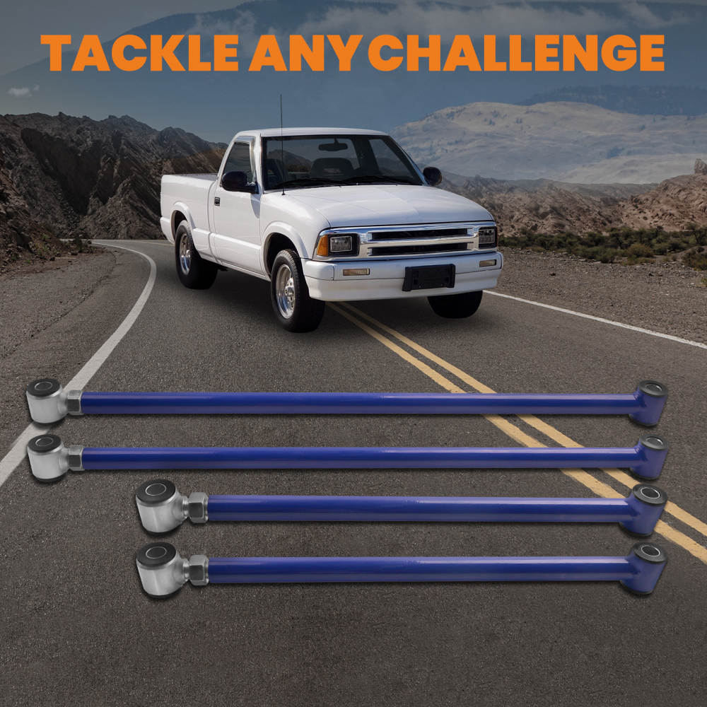 Triangulated Suspension 4 Link Kit compatible for Chevrolet S10 1994-2004