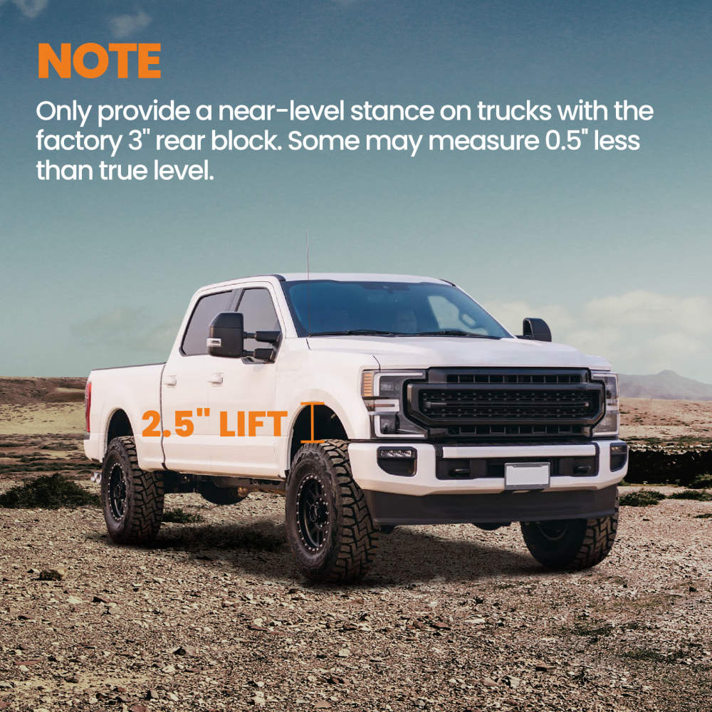 Front 2.5 Leveling Lift Kit Spacer For F250 F350 F450 Super Duty 2011 ...