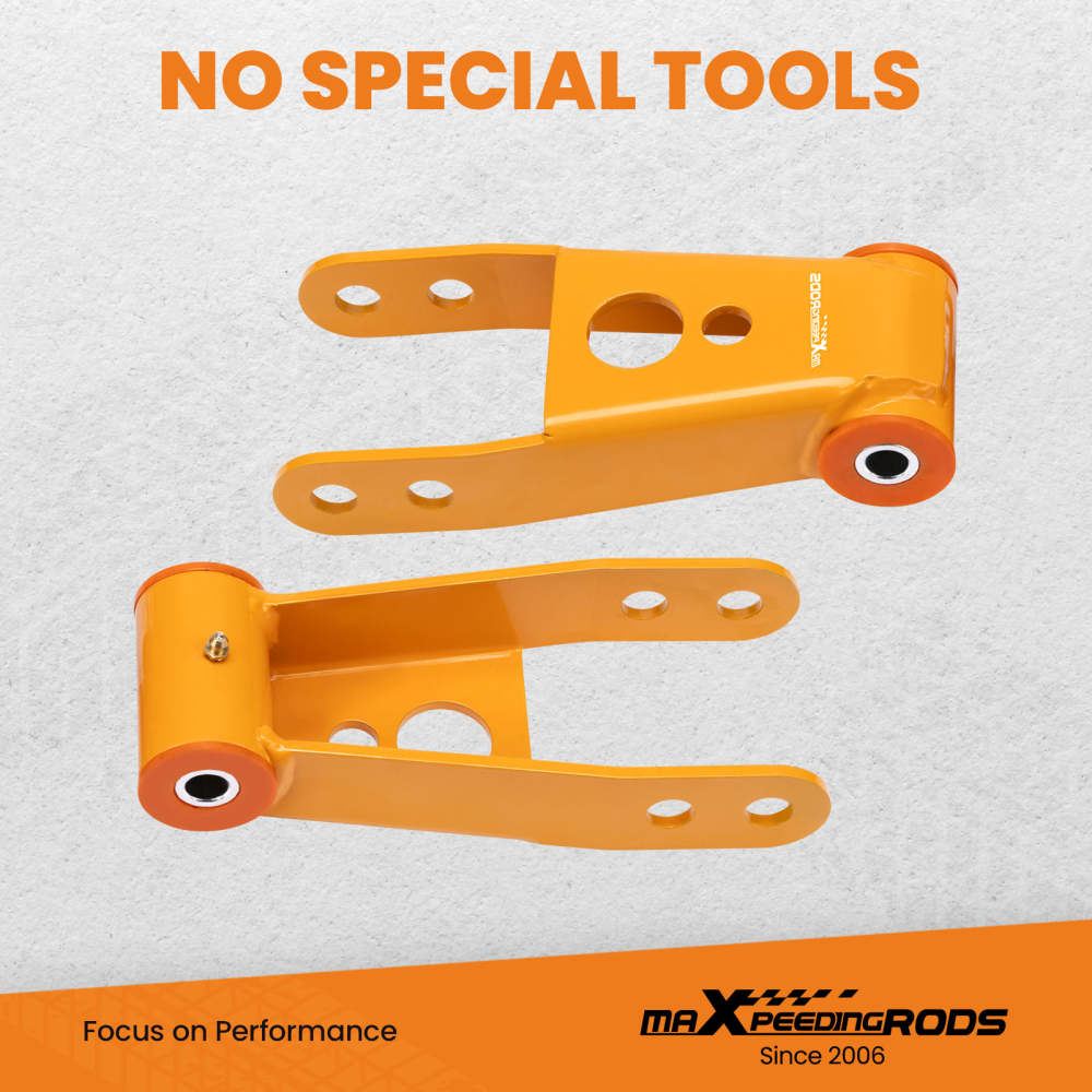 Front 3Rear 2 Level Lift Kits Shackles compatible for Jeep Cherokee XJ ...